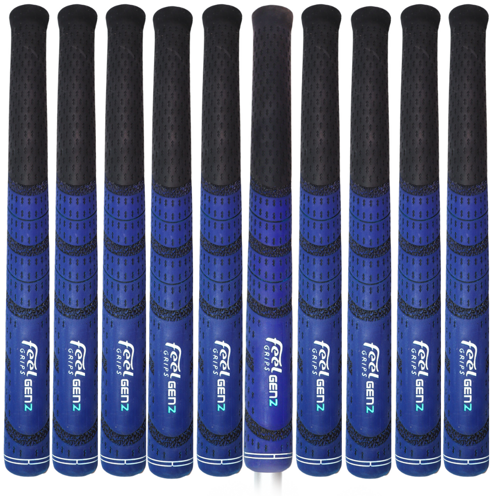 Gen2 Reverse Taper Golf Grips Blue Set of 13 | Feel Grips – feelgrips.com